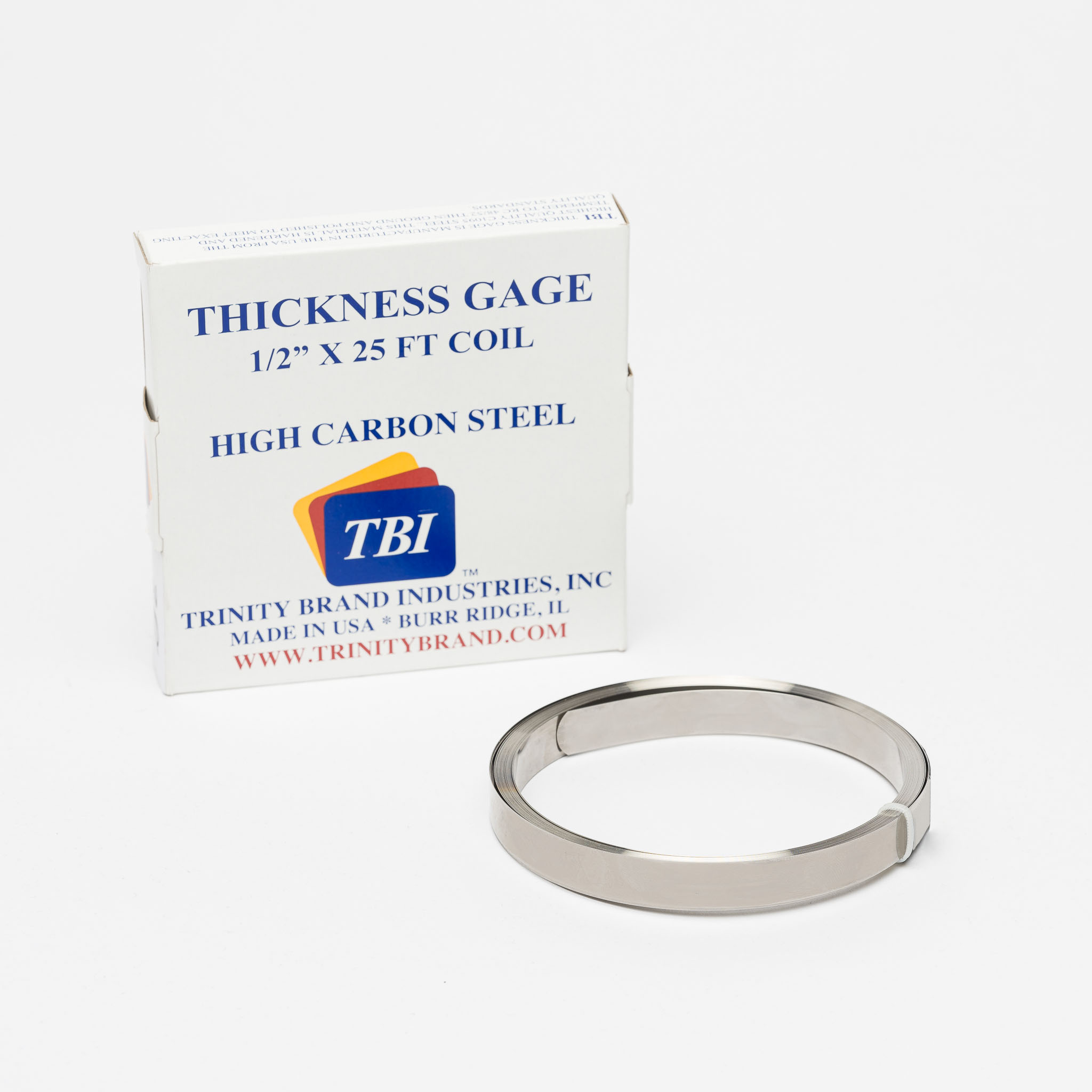 1095 High Carbon Steel Metric Feeler Gage Coils On Trinity Brand ...